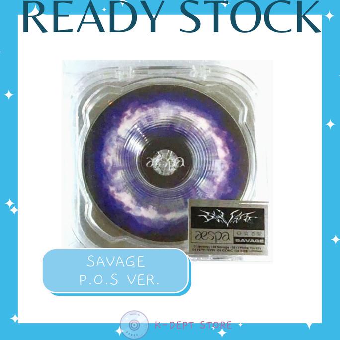 Jual AESPA SAVAGE CASE / P.O.S VER + POSTER | Shopee Indonesia