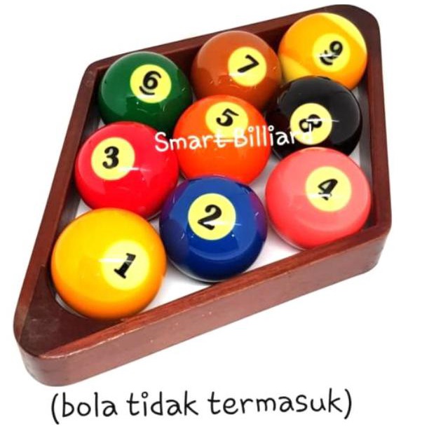 Jual Murah Segitiga Kayu Wajik Bola 9 Triangle Ball Diamond Billiard ...