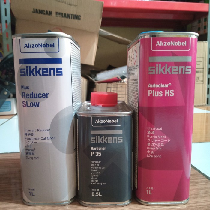 Jual Clear Sikkens HS - Sikkens P35 Full Set - Pernis Mobil Sebening ...