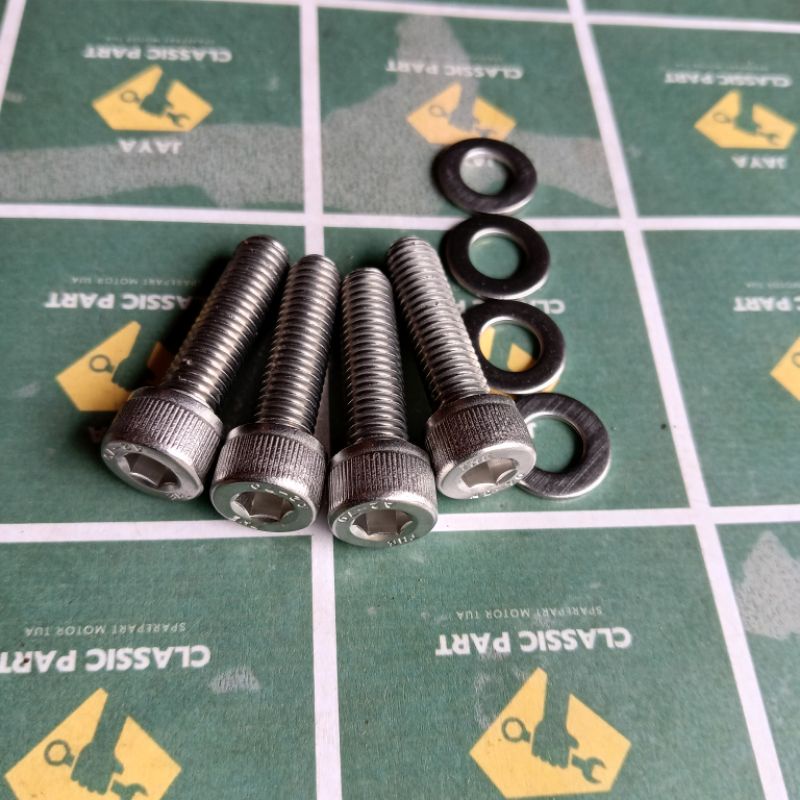 Jual BAUT L STAINLESS BAUT RAISER DUDUKAN STANG STIR CB100 GL PRO ...