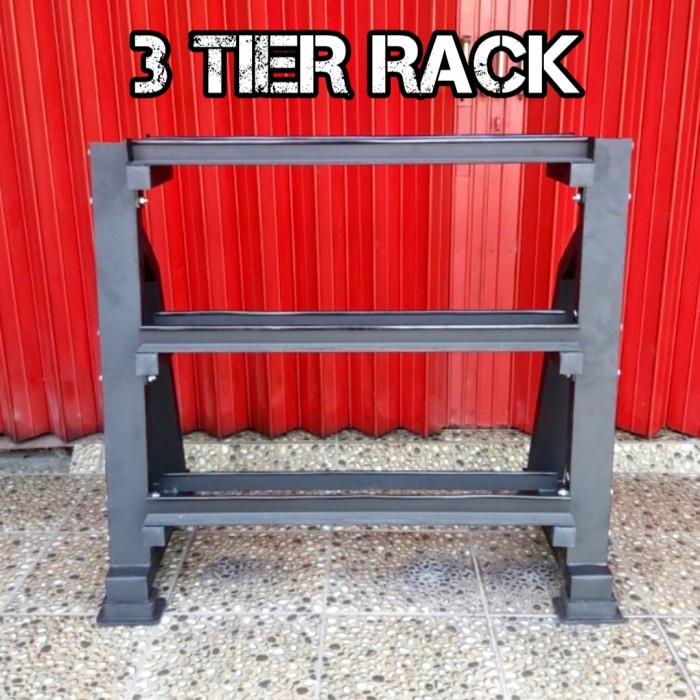 Jual RACK DUMBELL 3 TIER SUSUN - RAK BARBEL FITNESS | Shopee Indonesia