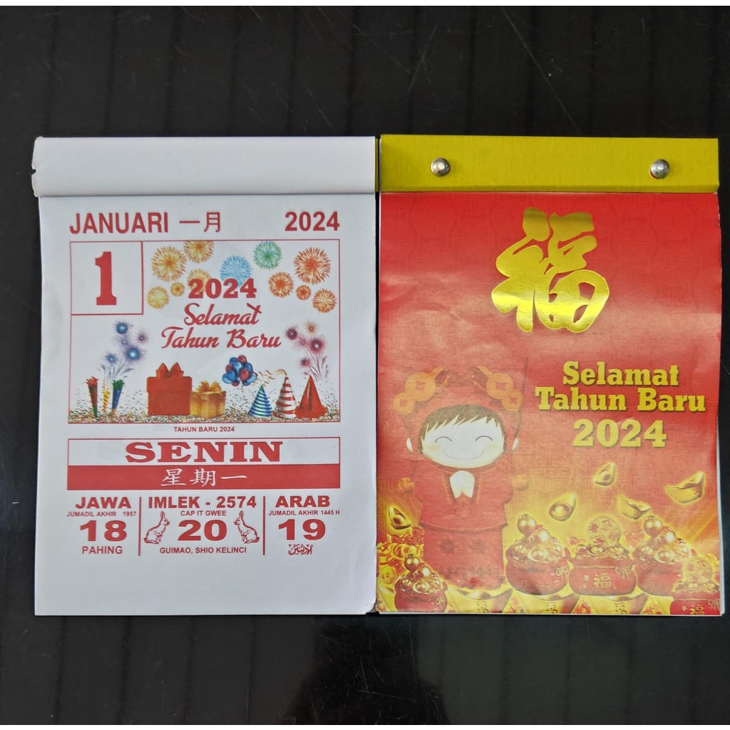 Jual KALENDER HARIAN/ KALENDER HARIAN SOBEK 2024 | Shopee Indonesia