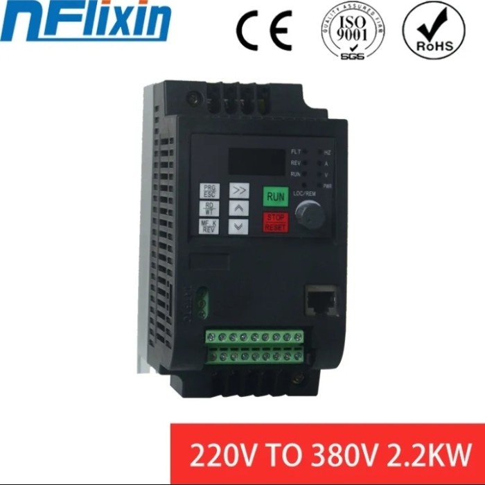 Jual VFD Inverter 4KW 5,5Hp, input 220V 1 Phase dan Output 380V 3 phase | Shopee Indonesia