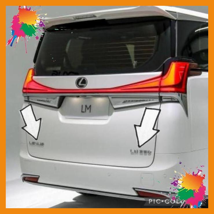 Jual paket emblem tulisan lexus dan lm 350 dari alphard ke lexus [lvb ...