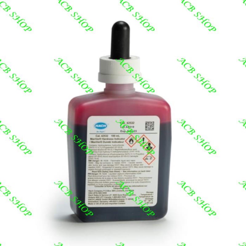 Jual Hach Hardness 2 Indicator Solution 100mL MDB 42532 | Shopee Indonesia