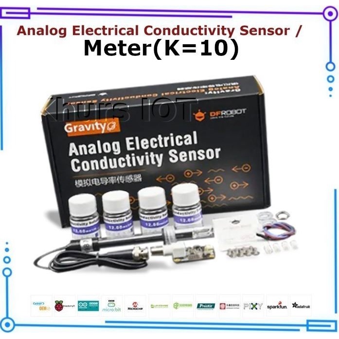 Jual Dfrobot Analog Electrical Conductivity Sensor Meter K 10