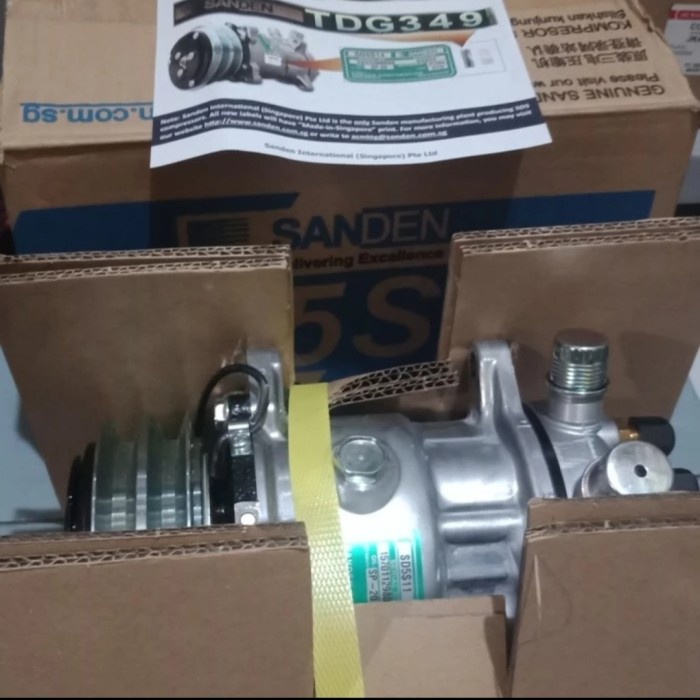 Jual kompresor kompressor AC Sanden 507 original asli star | Shopee ...