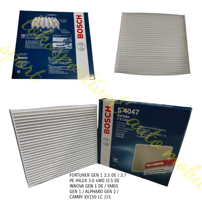 Jual FILTER AC BOSCH SARINGAN AC INNOVA FORTUNER HILUX YARIS CAMRY VIOS ...