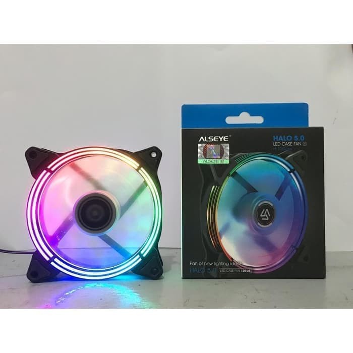 Jual Alseye HALO 5.0 H-120-5MR Fan Casing 12cm LED RGB Gaming Fan Case ...