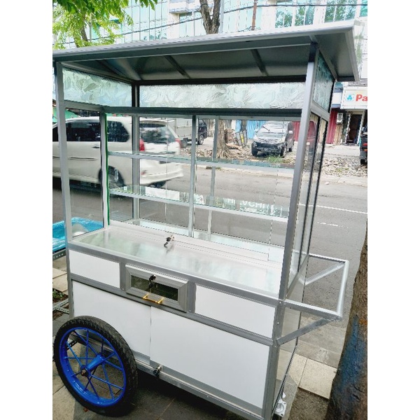Jual Rombong Aluminium Keliling | Gerobak Soto Ayam Lamongan | Rombong ...