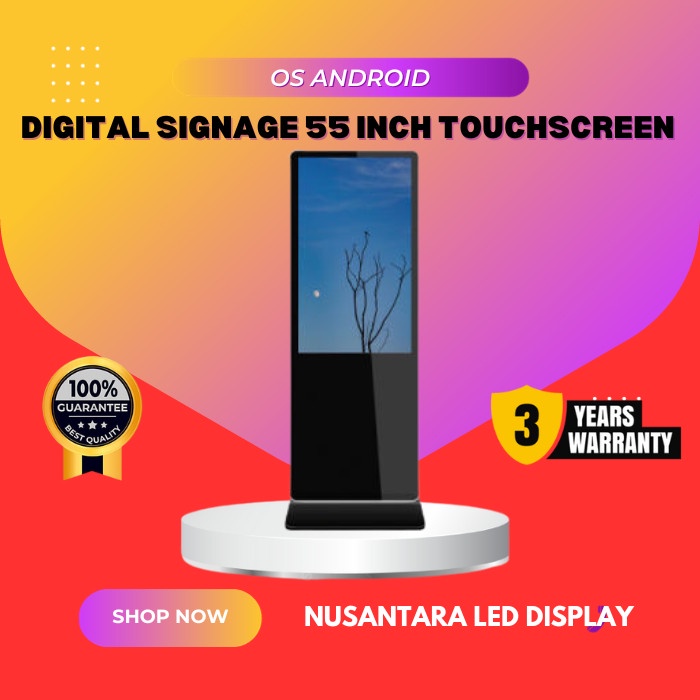 Jual Promo Digital Signage 55 Inch Android / Digital Banner / Digital ...
