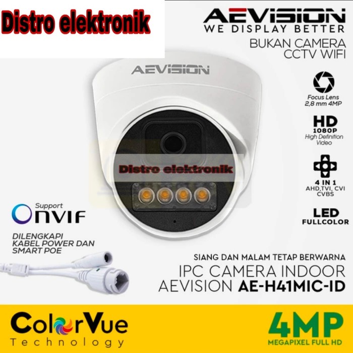 Jual Cctv Ip Camera Indoor 4Mp , Support Speaker & Mic, Gambar ...