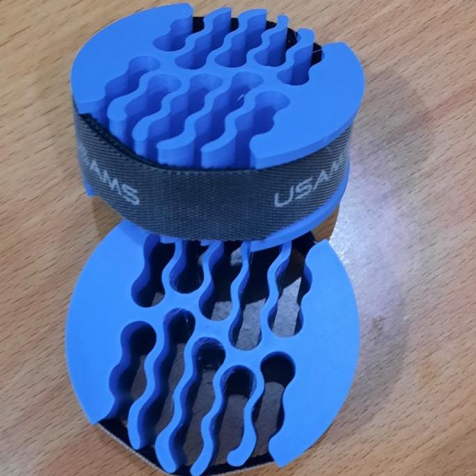 Jual network cable organizer cat5 cat6 comb 24 port ethernet velcro cat ...