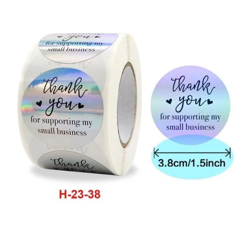 Jual Sticker Label Makanan ISI 100PCS Sticker Hampers Sticker Toples ...