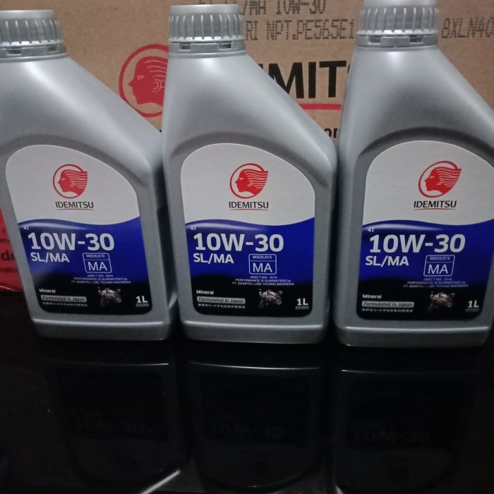 Jual OLI MESIN IDEMITSU 4T 10W-30 SL/MA 1L | Shopee Indonesia