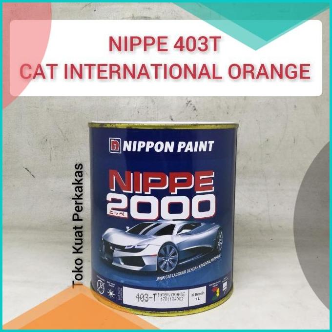 Jual Nippe 2000 1ltr 403T International orange NIPPON PAINT 20JVLZ3 ...