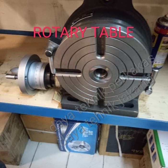 Jual Ready Stok rotary table 8" - meja putar milling - meja putar ...