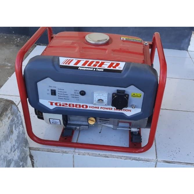 Jual Tiger Genset Generator Bensin 4 Tak 1000 Watt Avr Tg 2880 | Shopee ...