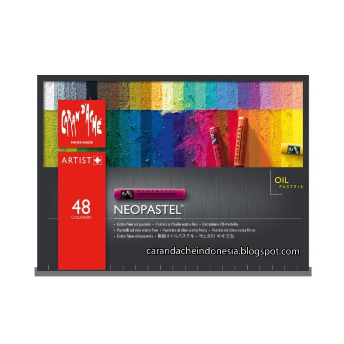 Jual Carand'ache Neo Pastel Set 48 / Crayon Neopastel 48 Oil Pastel ...