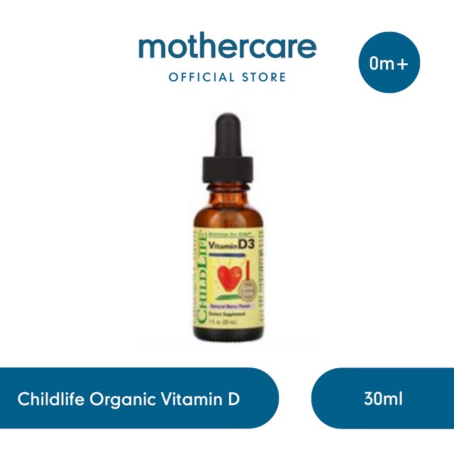 Jual Childlife Organic Vitamin D 30ml - Vitamin Anak (Mothercare) | Shopee Indonesia