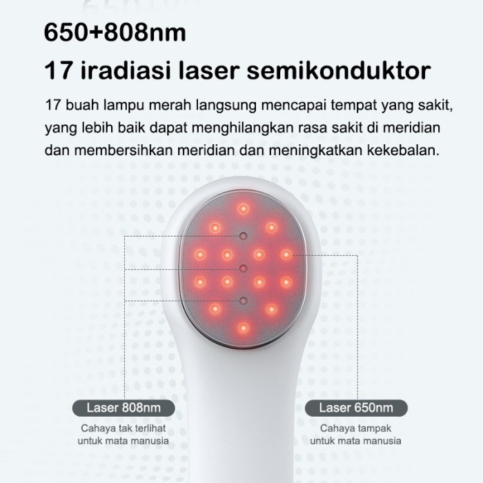 Jual Ready Alat Terapi Laser Pereda Nyeri Sendi Lampu Infrared ...