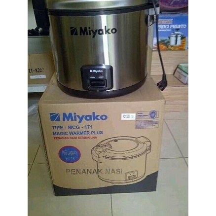 Jual PENANAK NASI SERBAGUNA 5 L MIYAKO MCG 171 PLUS MAGIC WAMER 16 ...