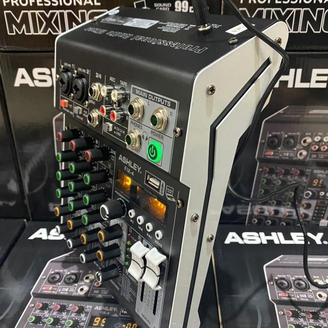 Jual MIXER AUDIO ASHLEY FIX4 FIX 4 4CH USB BLUETOOTH GARANSI ORIGINAL Premium murah | Shopee ...