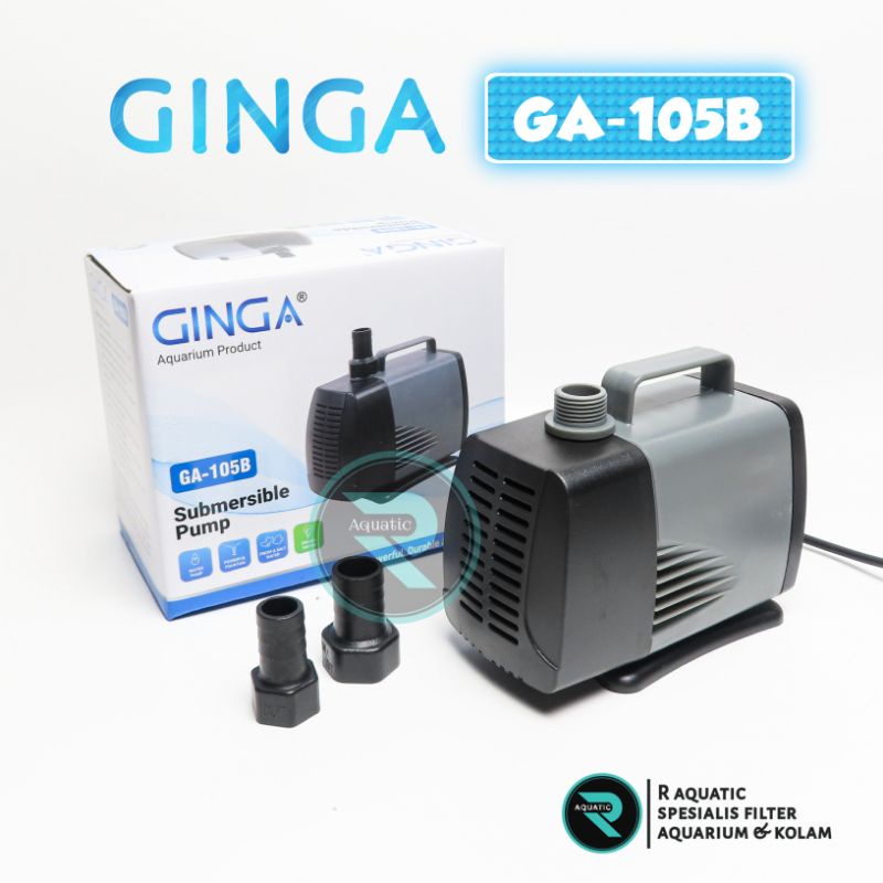 Jual pompa air celup kolam aquarium hidroponik ginga ga 105B low watt ...