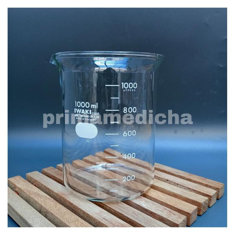 Jual Recomend Gelas Kimia 1000 ML / Beaker Glass 1 L .. | Shopee Indonesia