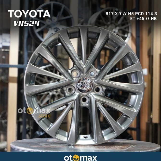 Jual Velg Mobil Toyota Camry VH524 Ring 17 Hyper Black | Shopee Indonesia