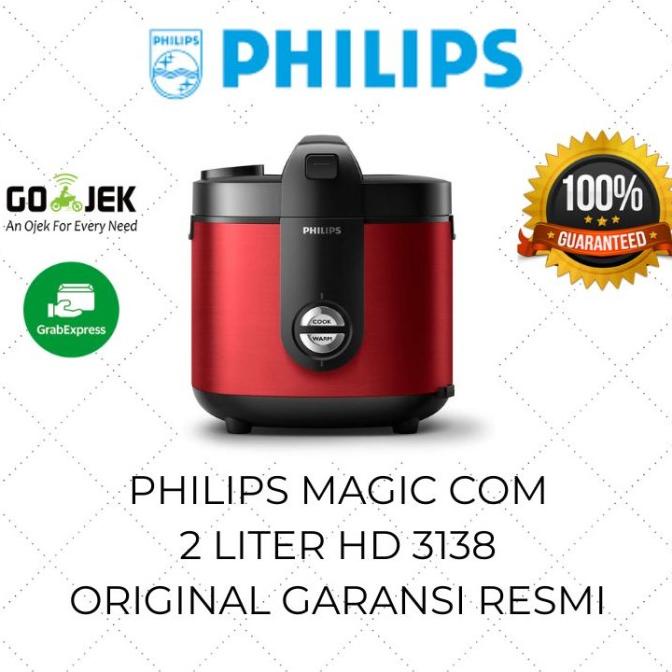 Jual Philips Rice Cooker 2 Liter HD 3138 Mejikom / Rice Cooker Besar ...