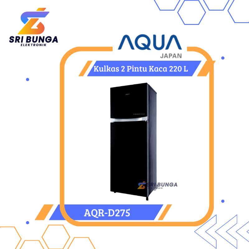 Jual Kulkas 2 Pintu AQUA AQR-D 275 R Inverter 220 Liter | Shopee Indonesia
