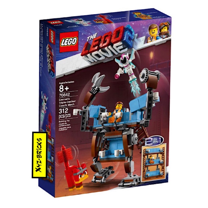 Jual Lego 70842 - The Lego Movie 2 EmmetS Triple-Decker Couch Mech ...