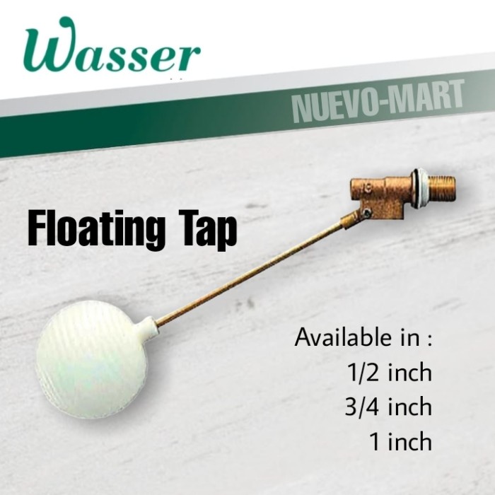 Jual WASSER Pelampung Bola Tandon Toren HSA-6075 Floating Tap 1/2" 3/4" 1" | Shopee Indonesia
