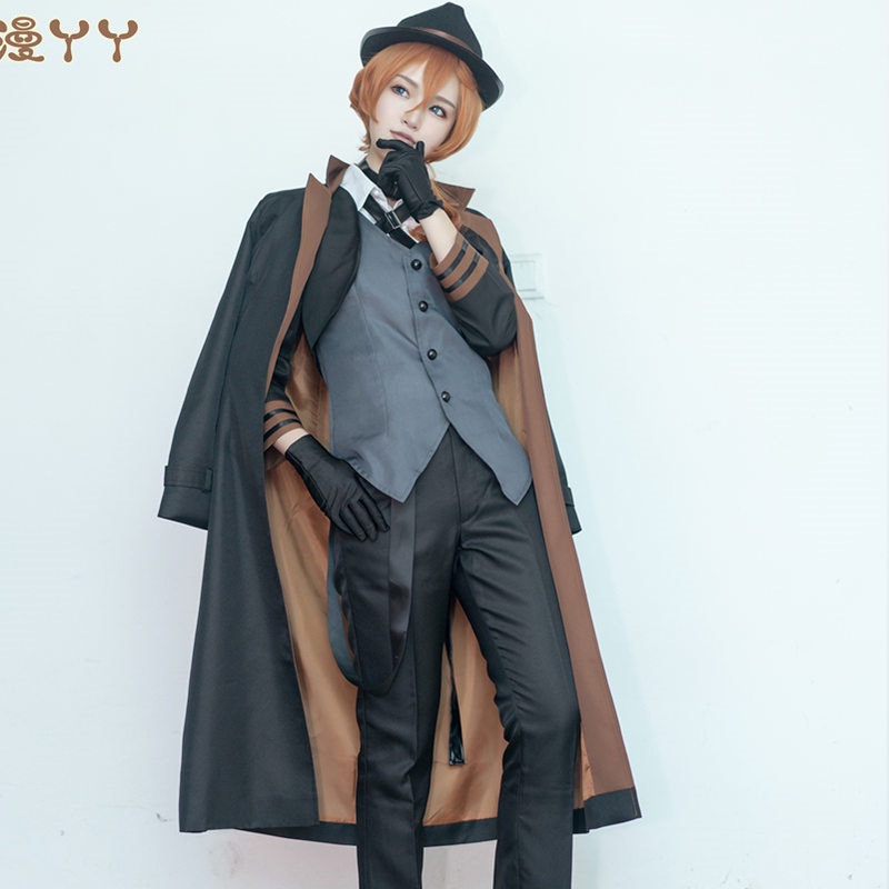 Jual Bungo Stray Dogs cosplay Nakahara Chuuya cosplay costume and ...