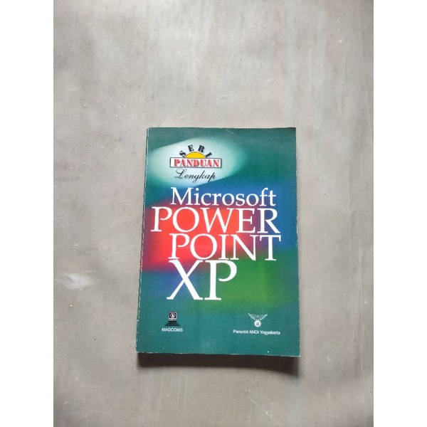 Jual Buku Komputer, Seri Panduan Lengkap, Microsoft POWERPOINT XP | Shopee Indonesia
