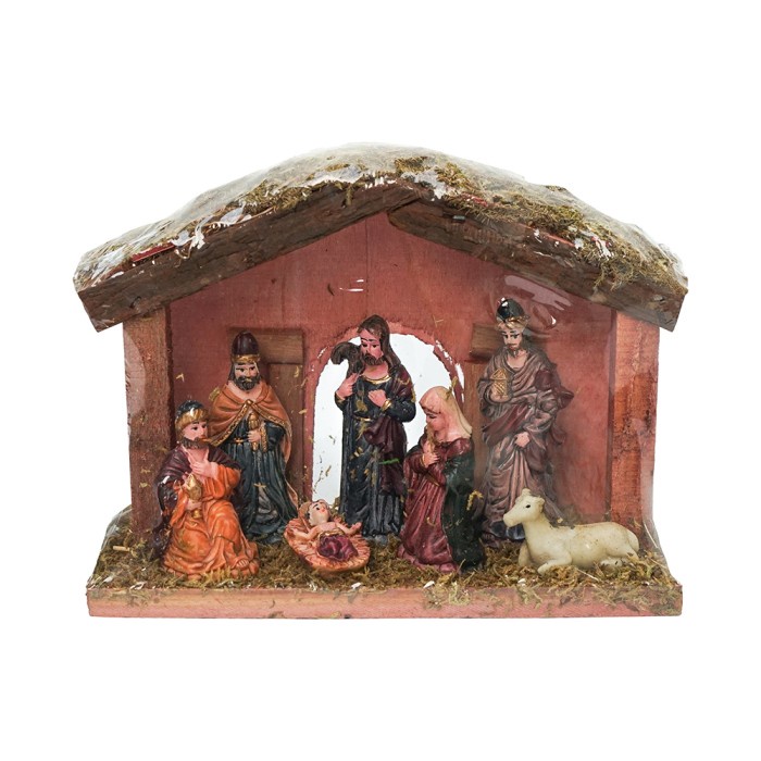Jual PAJANGAN NATAL GOA NATIVITY PATUNG ROHANI KELAHIRAN YESUS RUMPUT ...