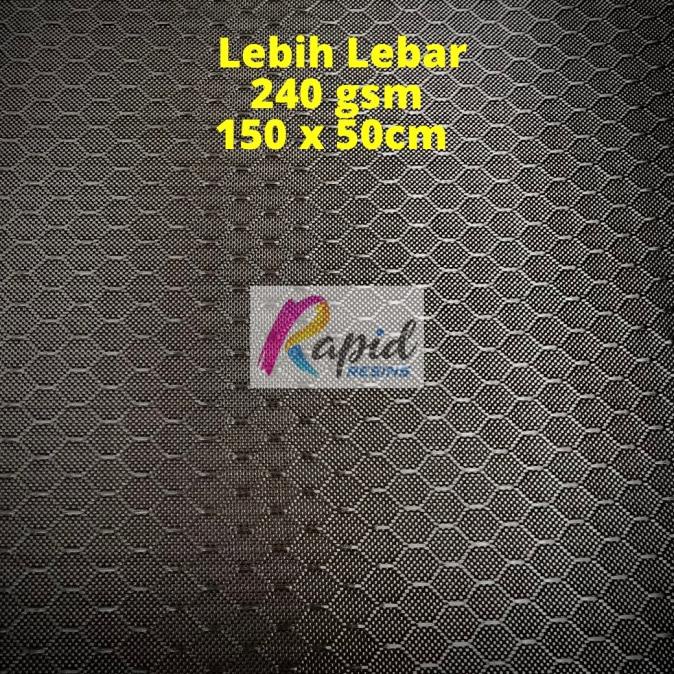 Jual Serat Karbon Asli 3K Hexagon Honeycomb 240gsm Carbon Fiber ...