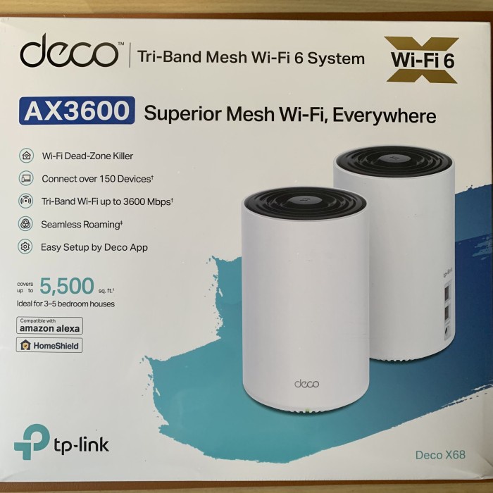 Jual Tplink Tp-Link Deco X68 AX3600 Mesh Wifi 6 Router System 2 Pack ...