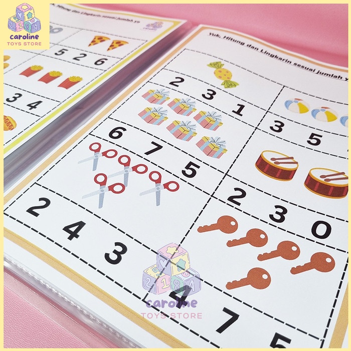 Jual Buku Aktivitas Anak Worksheet Anak Pra Tk 2 3 4 Tahun Paud Edukasi ...