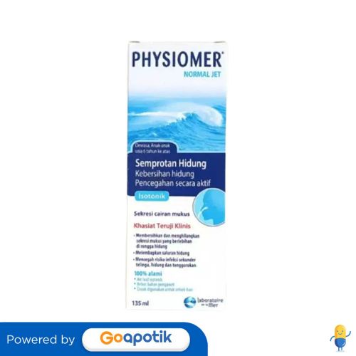 Jual PHYSIOMER NORMAL JET ISOTONIC NASAL SPRAY 135 ML | Shopee Indonesia