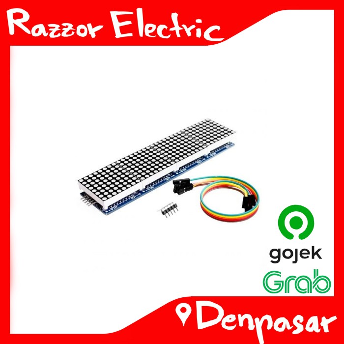 Jual best produk] MAX7219 32x8 Dot Matrix LED + STM32 MCU Controller ...
