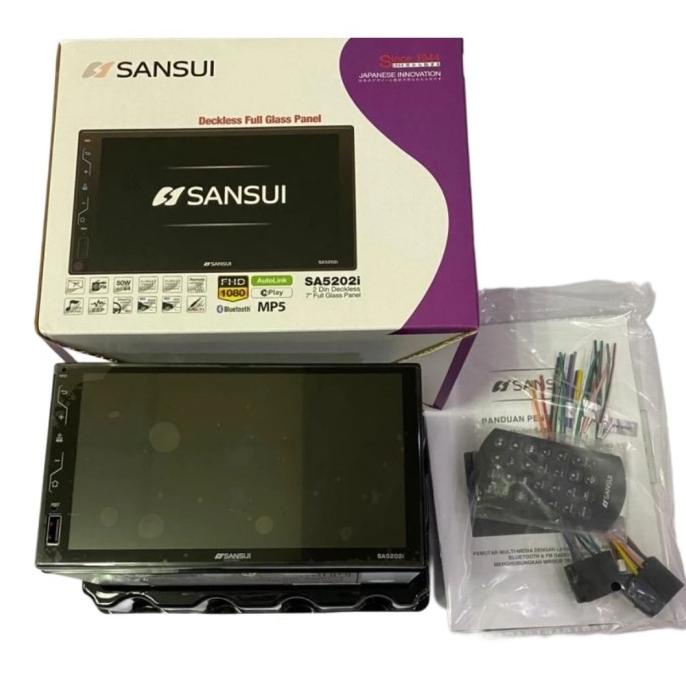 Jual Sansui SA 5202i Head Unit Deckless MP5 7" Inch | Shopee Indonesia