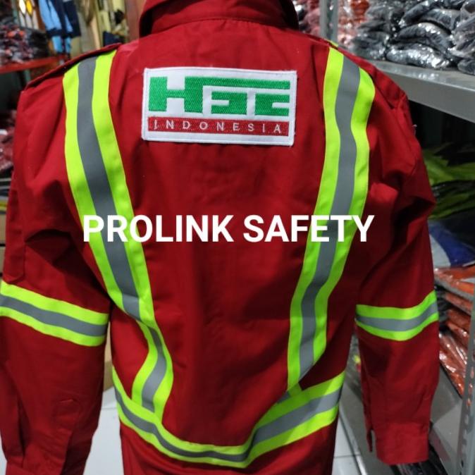 Jual uru BAJU SERAGAM SAFETY HSE MERAH BERLOGO LENGKAP | Shopee Indonesia