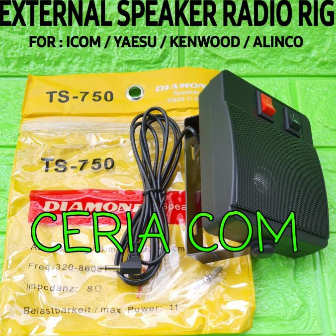 Jual EXTRA SPEAKER EXTERNAL RADIO RIG ALINCO ICOM 2300H YAESU KENWOOD ...
