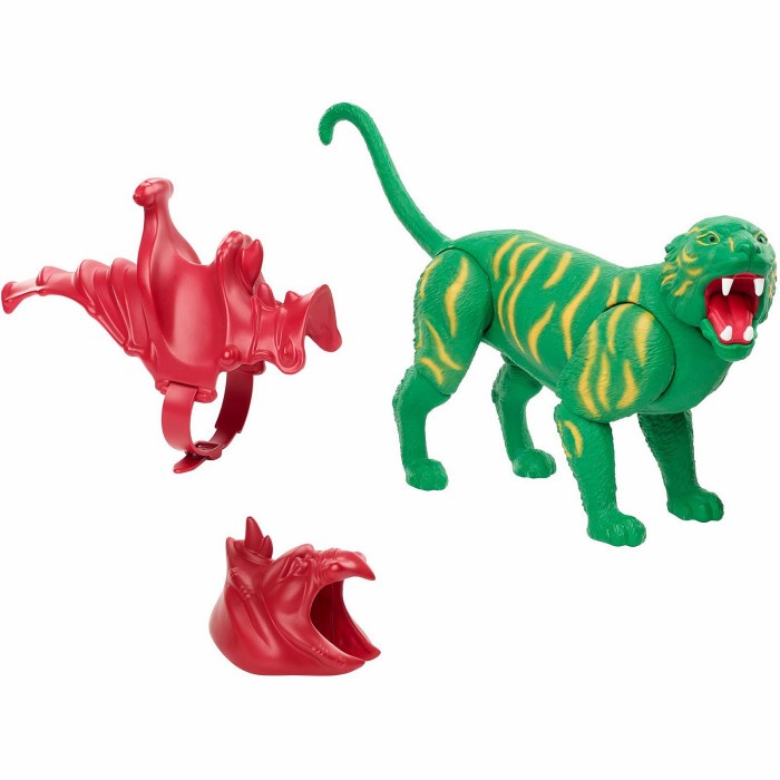 Jual mattel masters of the universe battle cat fighting tiger | Shopee ...