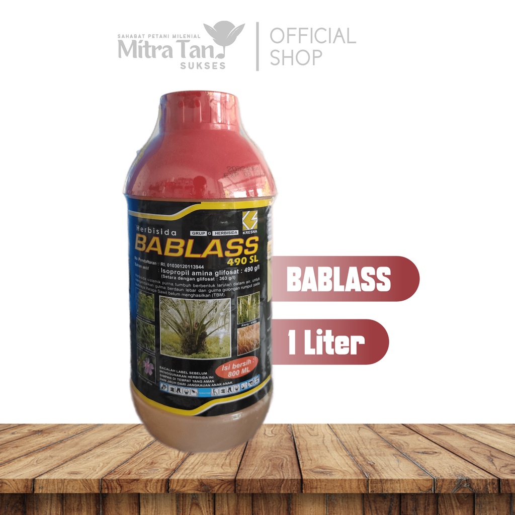 Jual Herbisida BABLASS 490SL - 1L Obat rumput sistemik | Shopee Indonesia