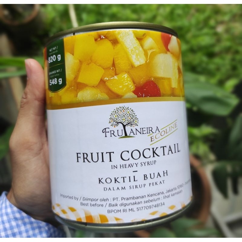 Jual Frutaneira Fruit Cocktail Kemasan Kaleng 820 Gr In Heavy Syrup ...