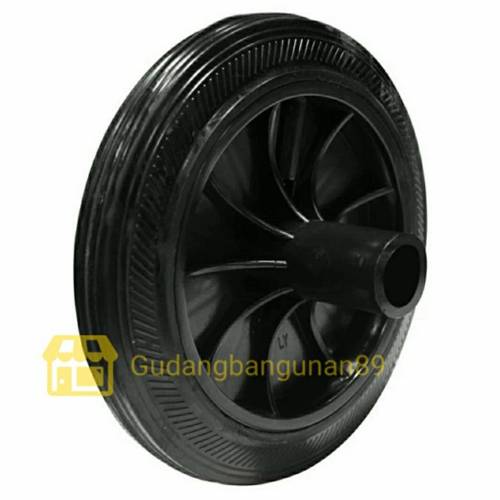 Jual Roda Gerobak Sampah 120 Liter 240 Liter Karet/Roda Sulo/Dustbin Wheel | Shopee Indonesia