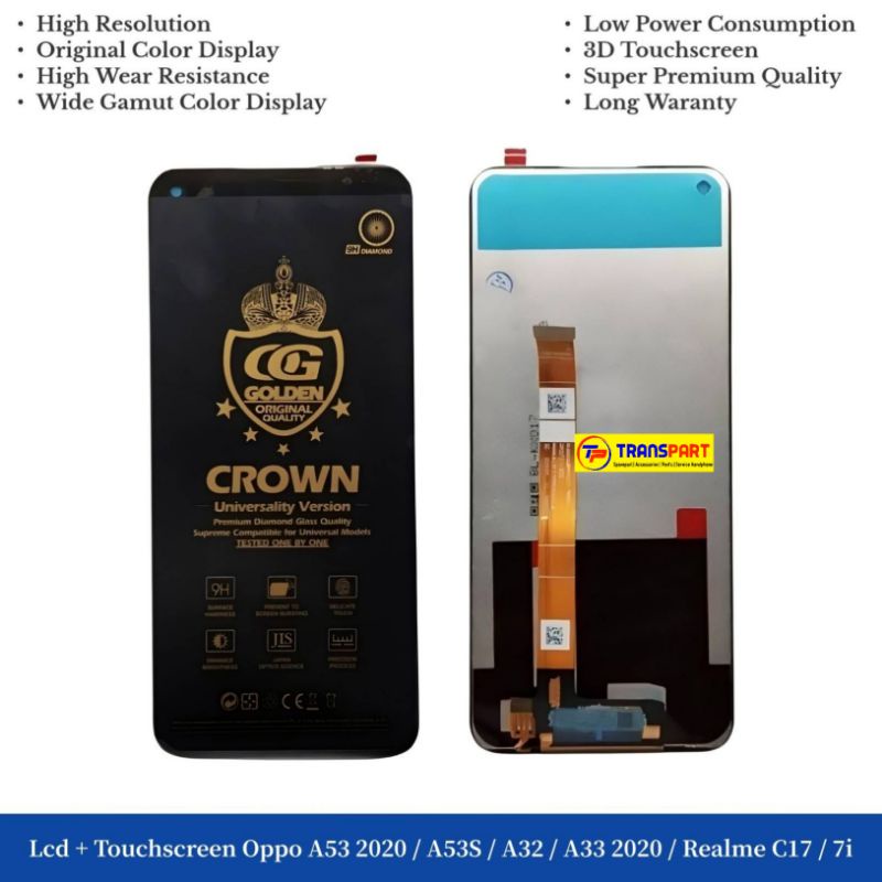 Jual Lcd + Touchscreen Oppo A53 4G / A54 4G CPH2239 / A55 4G CPH2325 / A32 / A33 2020 / Realme ...